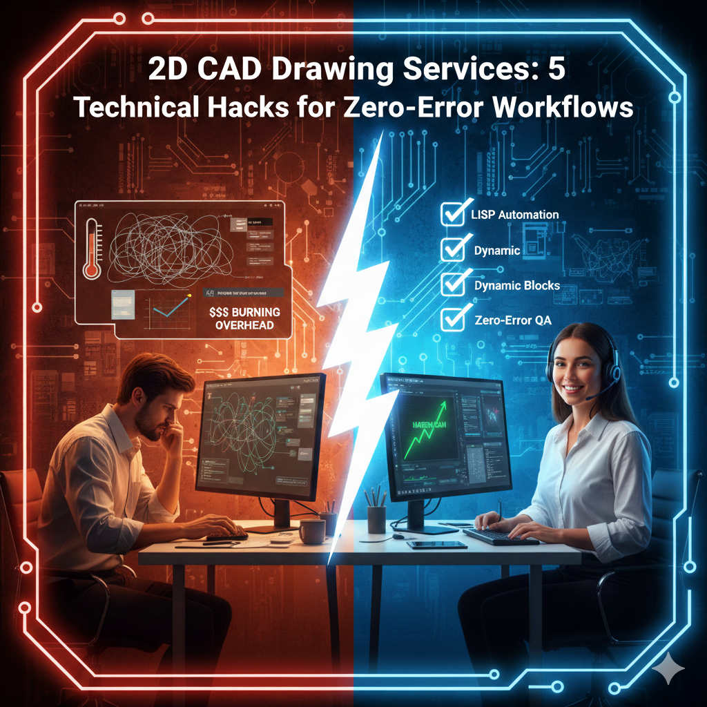 2D CAD Drawing Services: 5 Technical Hacks for Zero-Error Workflows ...